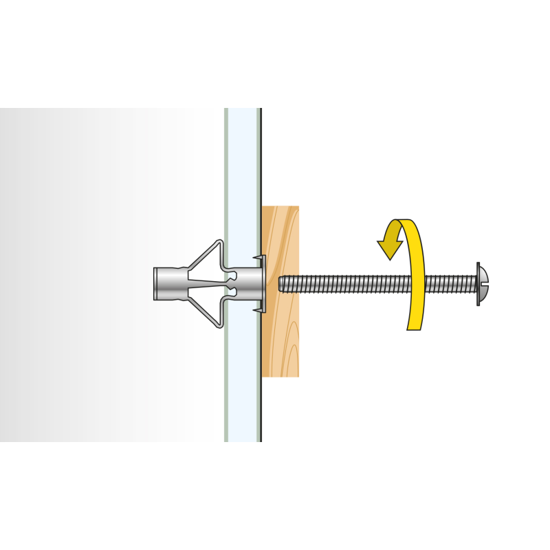 Cheville rapide HRM pour corps creux