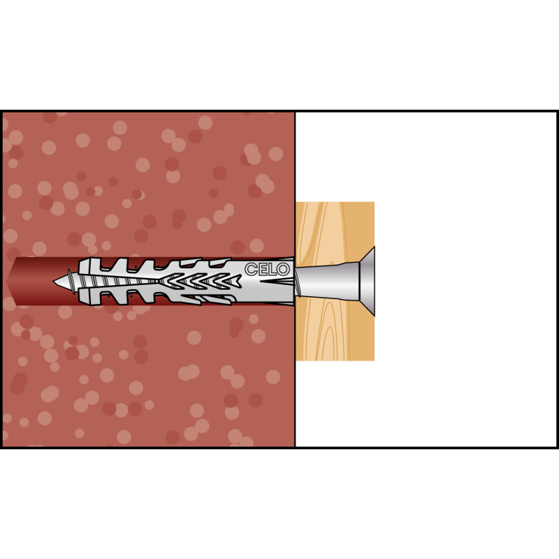 Cheville standard F - Cheville nylon - Chevilles en France